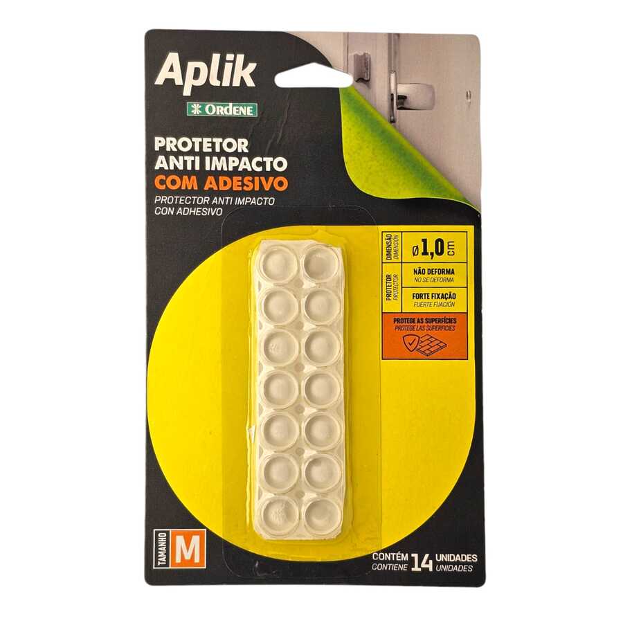 Sanitaria MC - PROTECTOR ANTI IMPACTO C/ADHESIVO M X14 UNID TRANSPARENTE